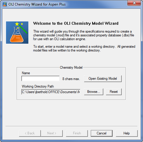 How to import a new OLI chemistry model into an existing Aspen Plus ...