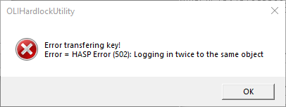Common Hardlock & HASP Error Messages – OLI Systems, Inc.