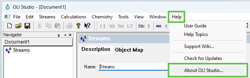 Updating Your Serial Number in OLI Desktop Software – OLI, Inc.